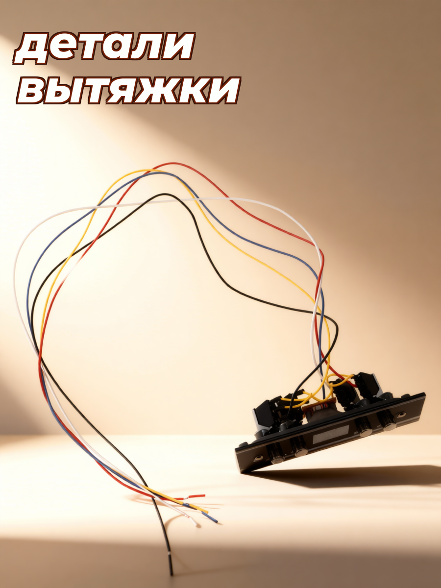 Панель Управления Кнопочным Переключателем Для Вытяжки Размер 13.80X5.00X3.70Cm