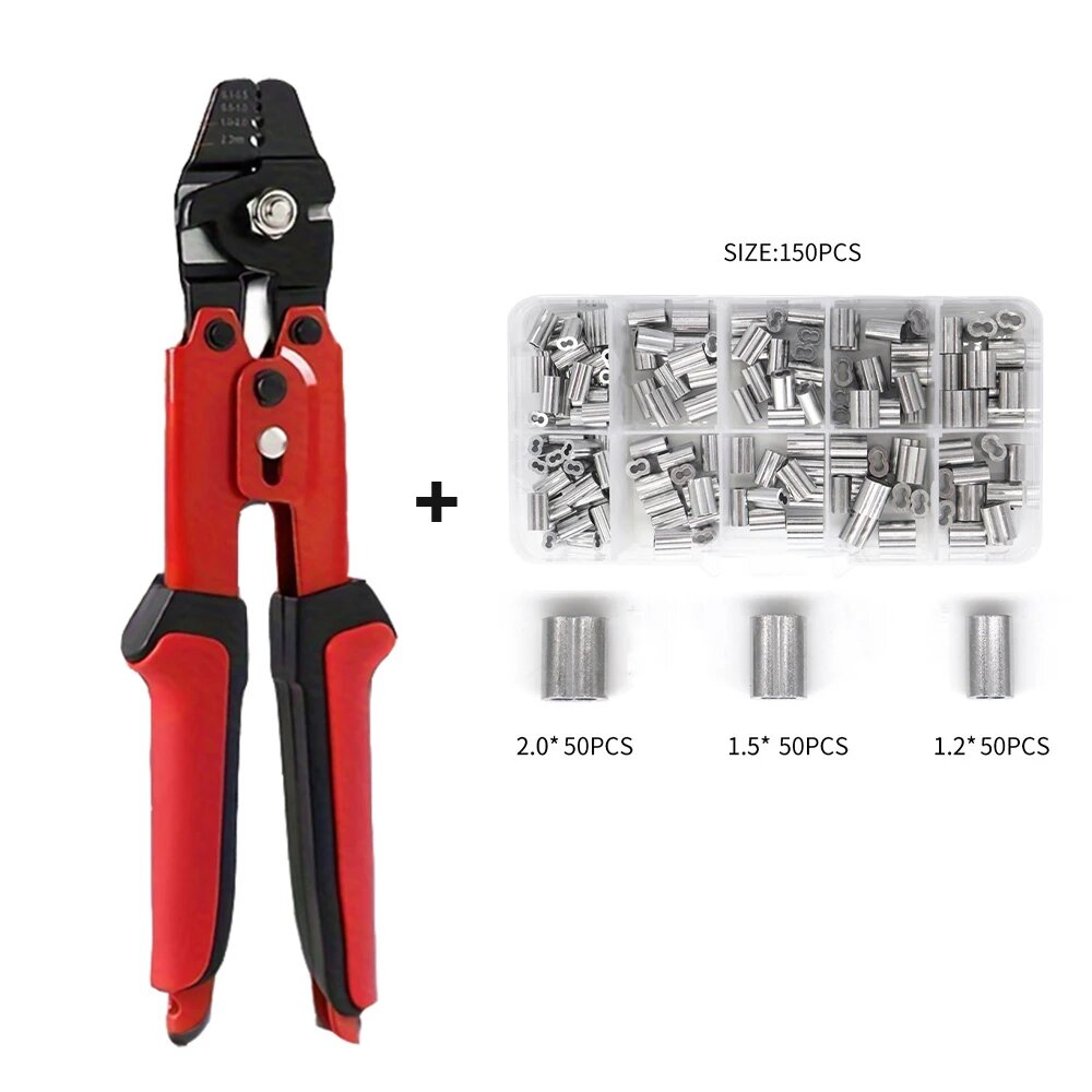 Клещи обжимные WOZOBUY, red 150pcs