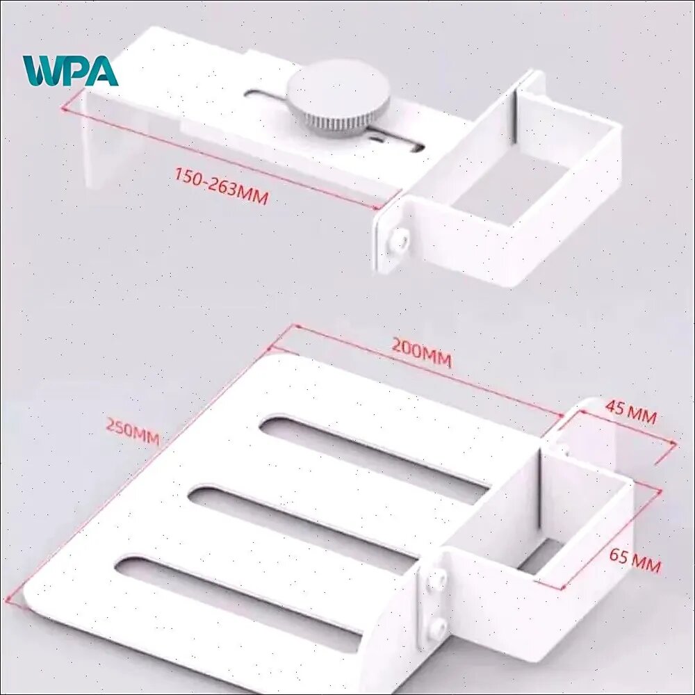 Подвесное крепление для ПК 65*45MM Использование квадратной ноги рис. реакционер