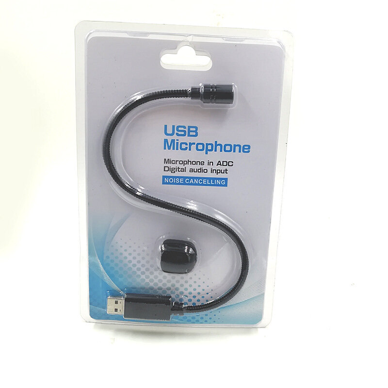 USB-микрофон для компьютера с омнидирикционным капсюлем, без драйверов, для общения, учебы и подготовки к экзаменам -