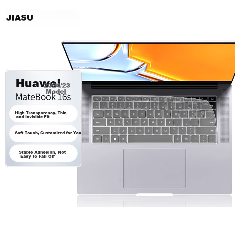 Ключевая защита Jiasu для Huawei MateBook 16s - Прозрачная влагозащитная пленка для 16-дюймовых ноутбуков Цвет：MateBook