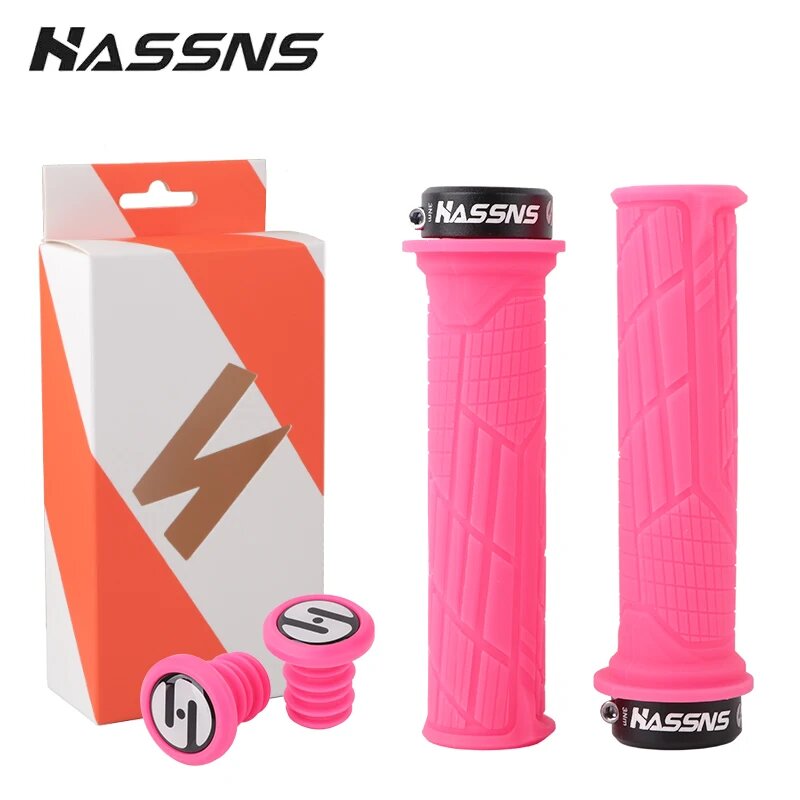 Ручки HASSNS Mtb для горных велосипедов Розовый, HA Grip Pink