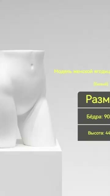 Манекен портновский для бюста регулируемый по объему груди и талии, ПВ, 23×16×8 см — фото 1