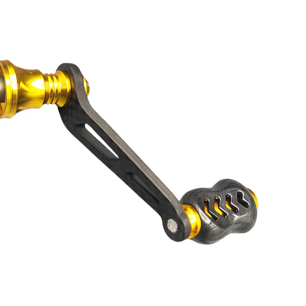 Рукоятка для катушек HUWIRO из углеродного волокна Желтый, KASTKING SCREW, GOLDEN