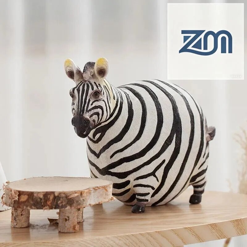 Статуэтка Зебра "ZOO", высота 16.8 см, длина 20 см, материал - смола