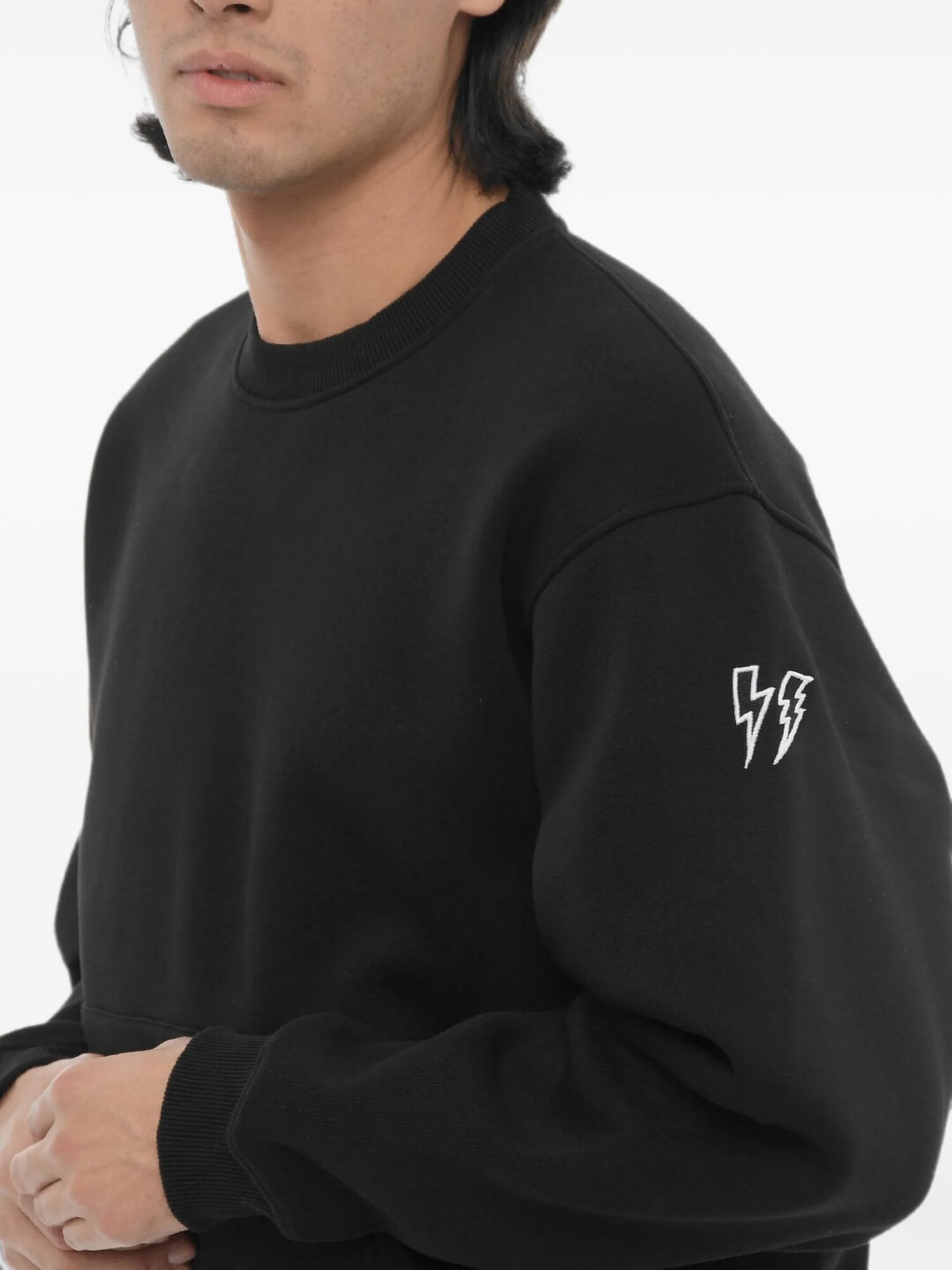 Толстовка Neil Barrett Embroidered-logo sweatshirt, размер 44 — фото 1