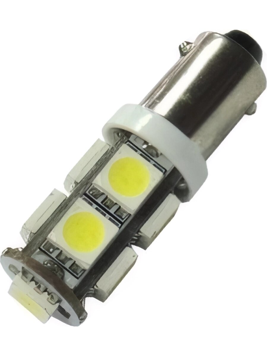 Диод DELTA BA9S-5050-9SMD-GQ (1 шт.) - цокольный, цвет белый