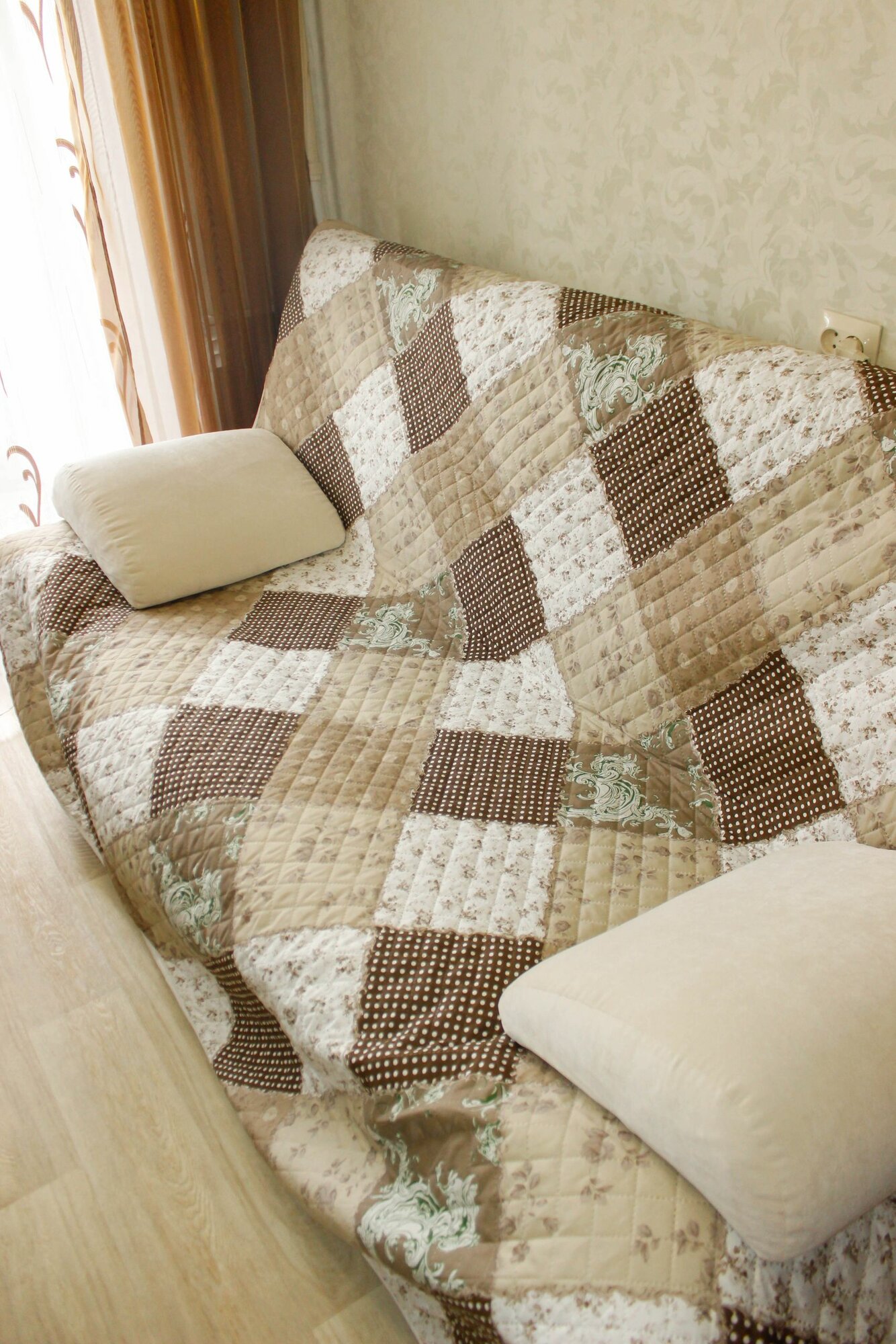 Покрывало на кровать 200х220, стеганое, Королевство сна/358