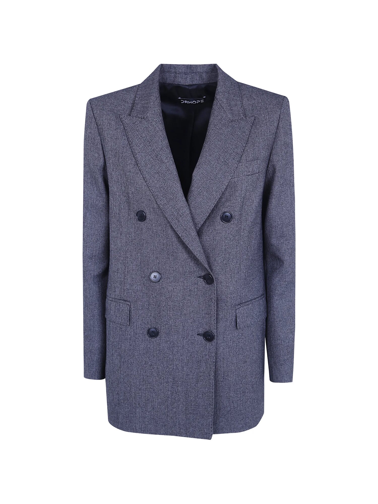 Пиджак Double-breasted peak-lapel blazer