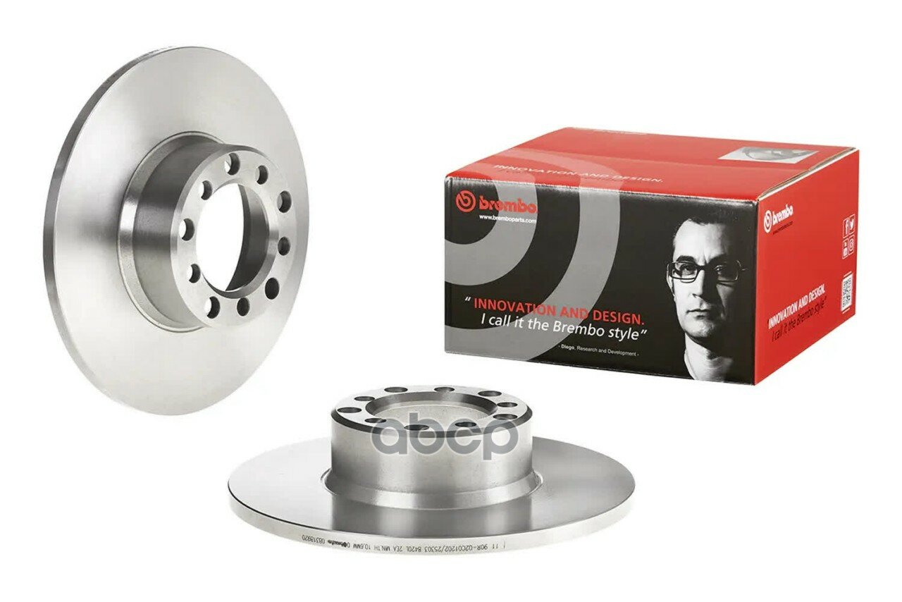 Диск тормозной передн. MERCEDES-BENZ /8 (W114) 01/68-11/76 / MERCEDES-BENZ /8 (W115) 01/68-01/77 / Brembo арт. 08.3189.20