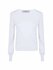 Свитер Twinset Milano Scoop-neck sweater, размер 34, , бежевый/белый