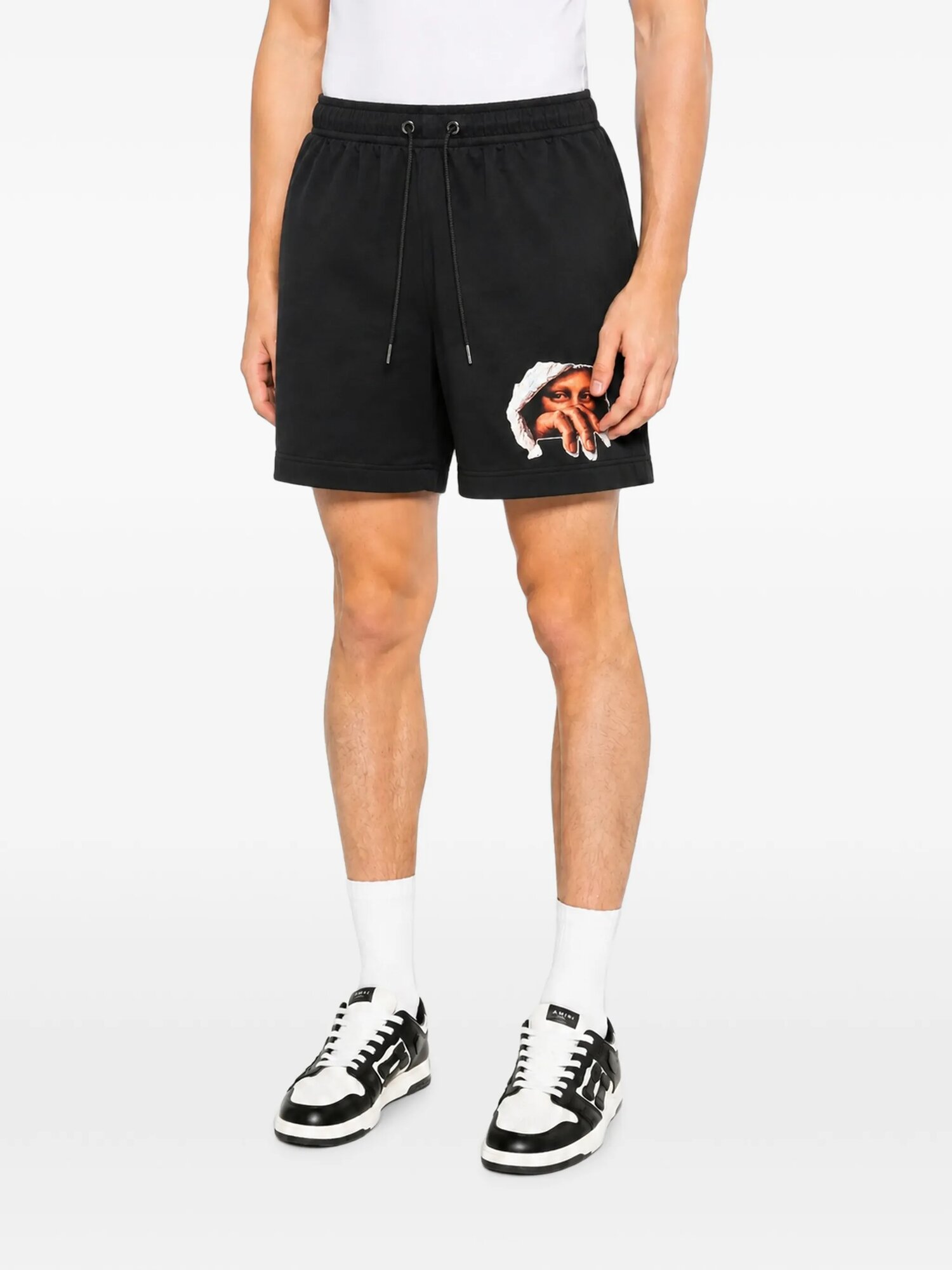 Шорты для плавания Melt Graphic-print drawstring swim shorts, размер 54, черный — фото 1