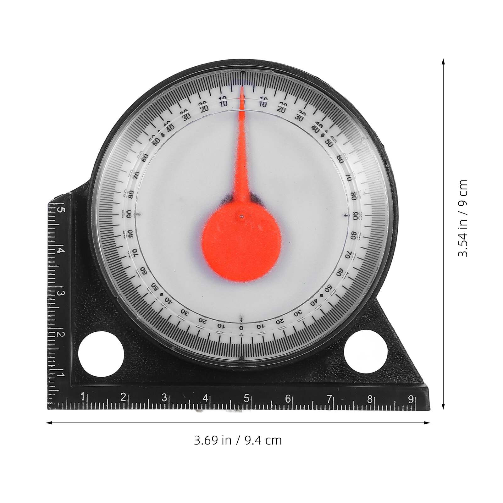Измеритель Углов Roof С Lightweight Долговечный Прочный Пластик 9.40X9.00X1.50Cm
