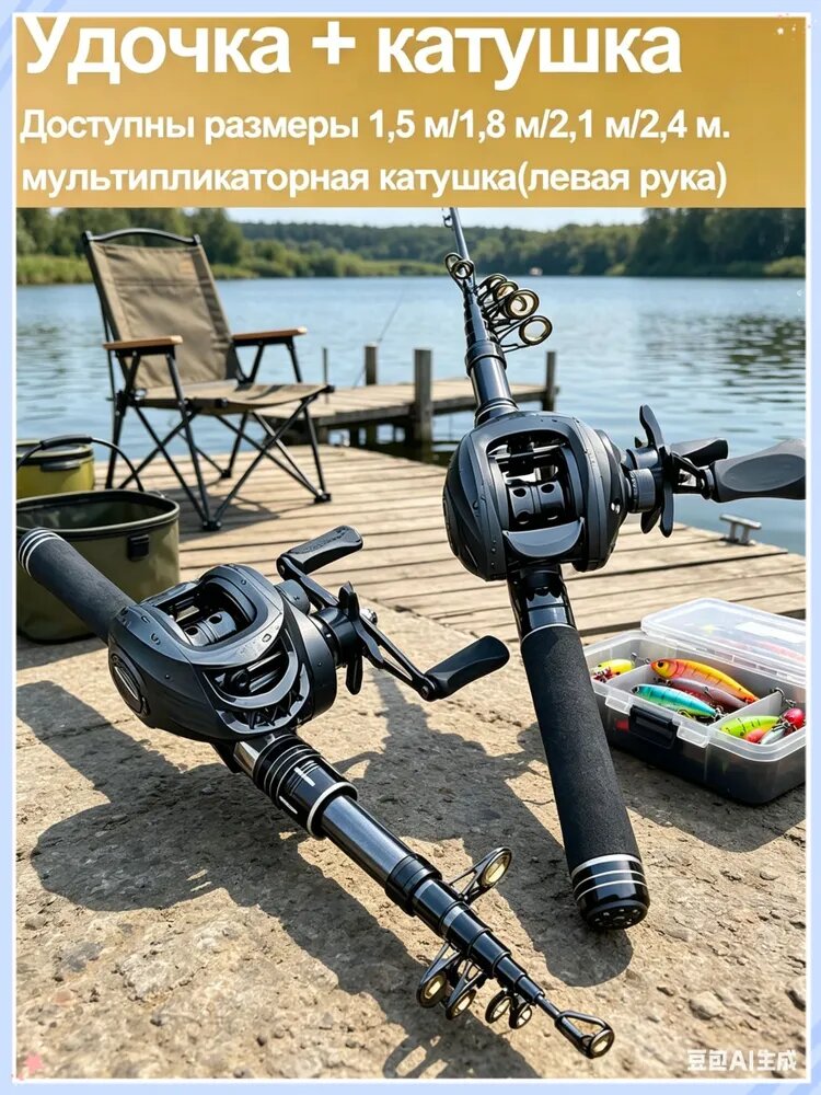 Удилище, рабочая длина: 150 см