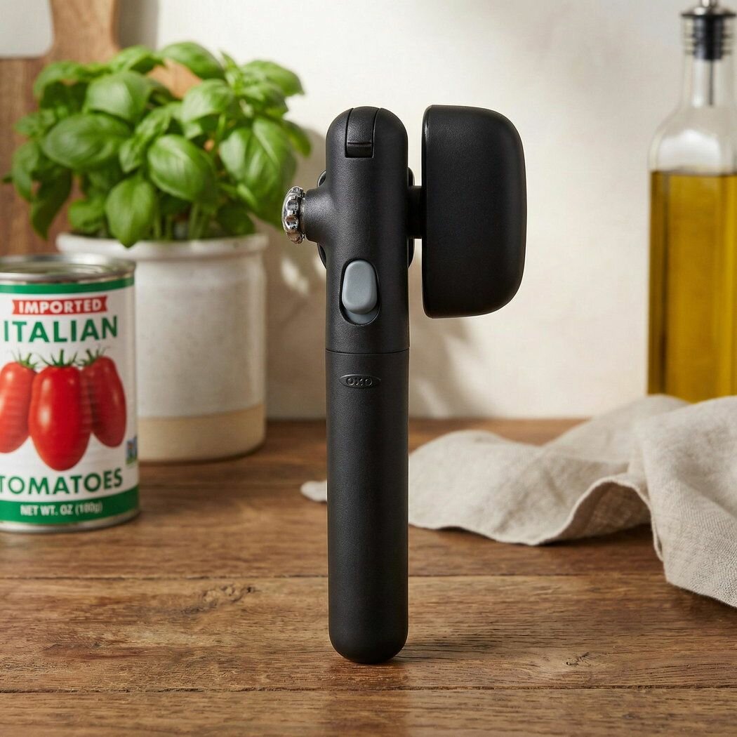 Консервный нож OXO Good Grips - пластик, нержавеющая сталь, размер 9.95х4.25х2.15, O-11314700