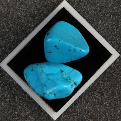 Камень коллекционный сувенирный Жеода голубая, 6*6*4 см