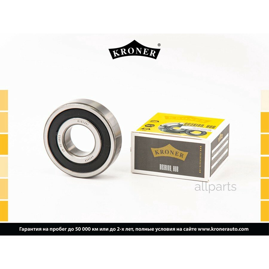 KRONER K151201 подшипник полуоси LADA 2101-2107 30X72X19 (K151201) KRONER