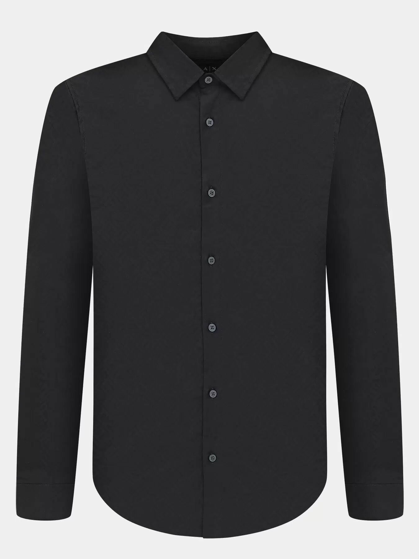 Рубашка Armani Exchange Весна-лето 2025, размер XL, черный