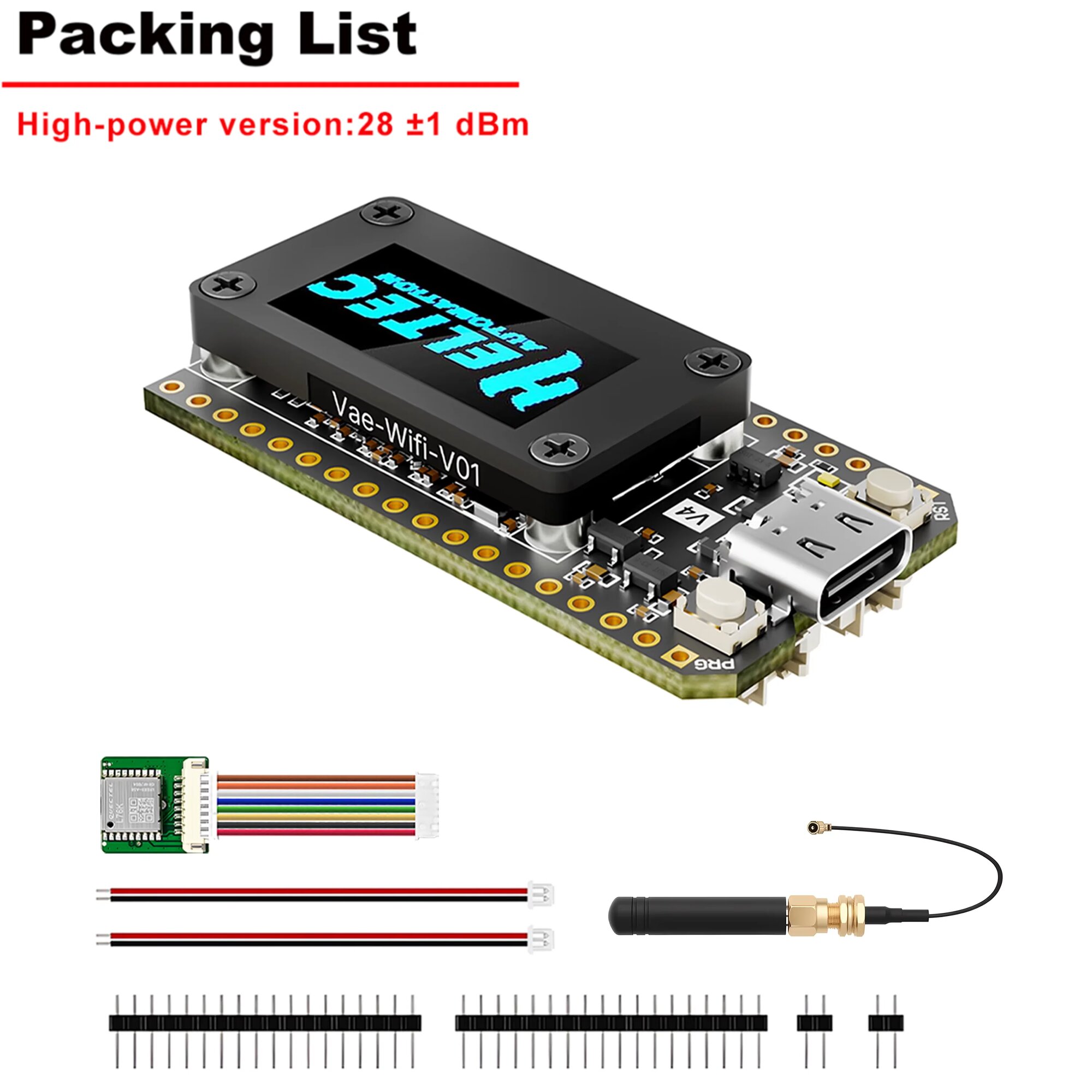 Плата Heltec ESP32 LoRa V4 3.4 Screen With GPS