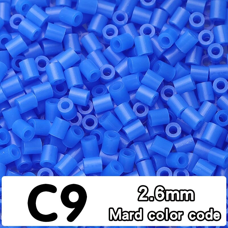 Бусины Hama Perler YAONUAN 1000 шт. 2.6 мм Синий, 1000Pcs-L109