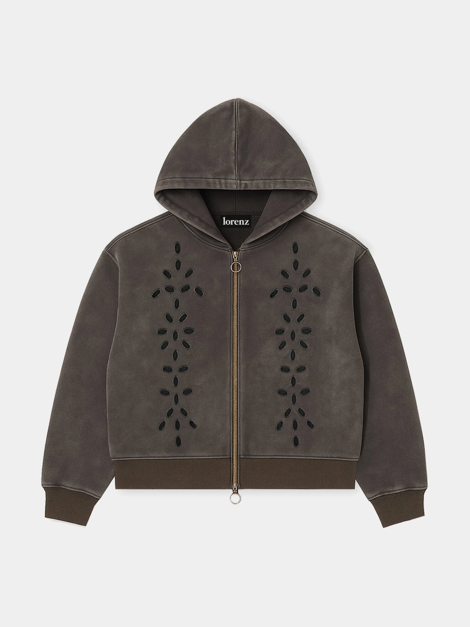 Худи lorenz Broderie Washed, 1 шт.