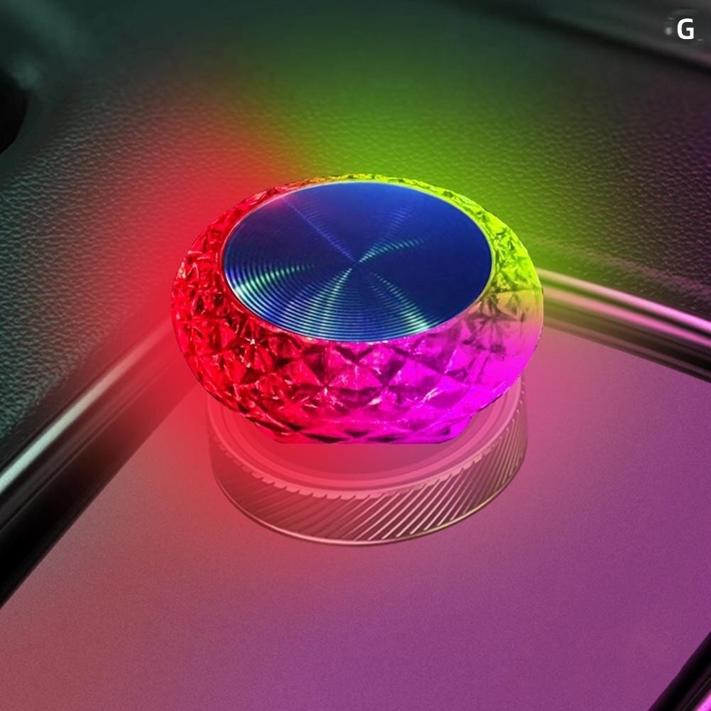 Портативная автомобильная USB-лампа мини LED декоративная атмосферная подсветка для салона авто, компьютера, с режимом разноцветного мерцания