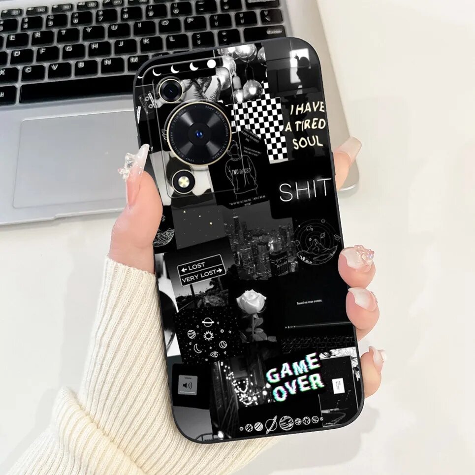 Чехол для Huawei Nova Y72 / Nova Y72 MGA-LX3 в готическом стиле Moon Night View с рисунком TYhei1739