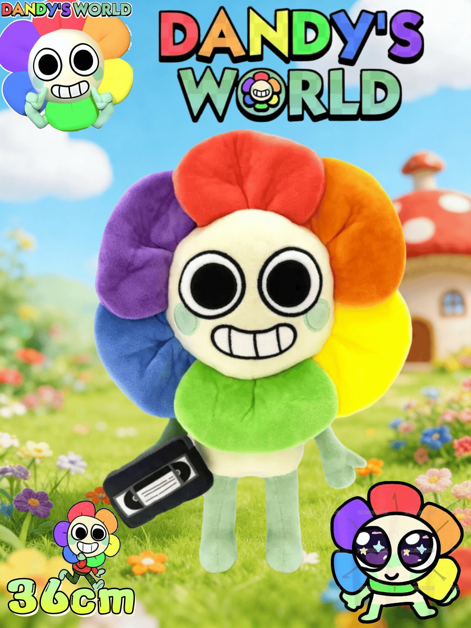 Горди Мир Денди мягкая игрушка / dandy's world, Dandy