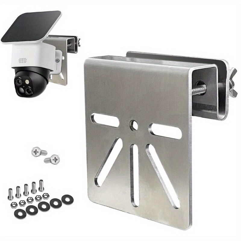 Крепление для камеры на водосточный желоб из нержавеющей стали, для SoloCam S340, без сверления, антикоррозийные винты, 1 шт.