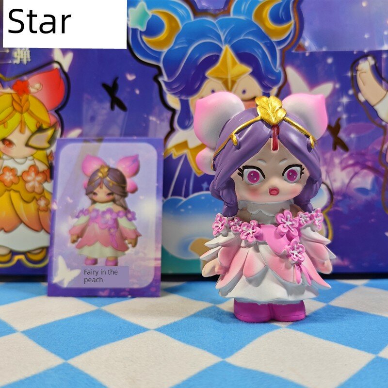 Yuan Meng Star Вторая волна слепой коробки - Указанная фигурка 'Peach Immortal', коллекционная игровая мерчандайзинг