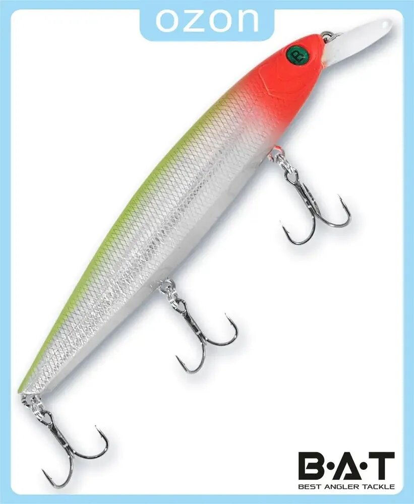 Воблер BAT Premium В-444 BALI (130 мм, 23 гр. 1.2м.) #F080