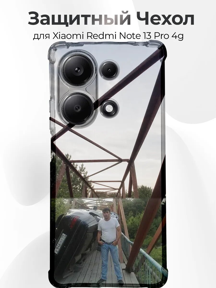 Чехол Redmi Note 13 Pro 4G Mercedes ML W163 на боку