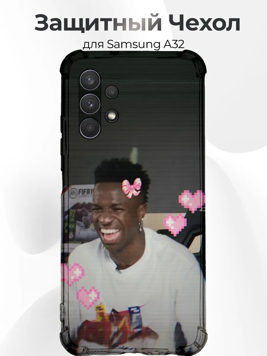 Чехол на Samsung A32 Vinicius retro улыбка