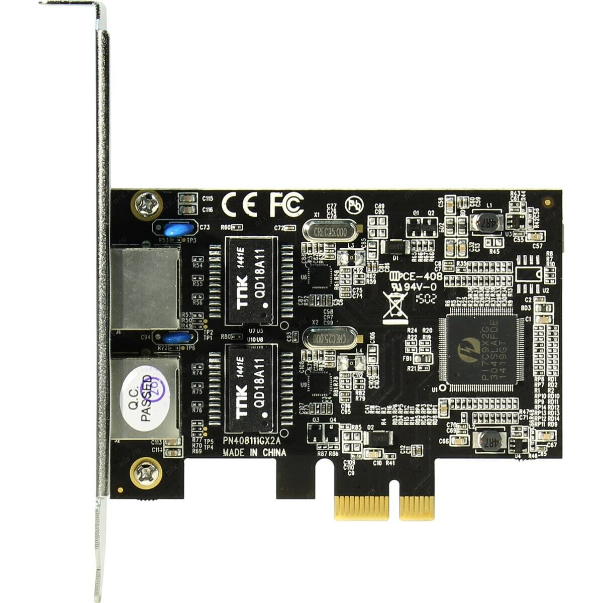 STLab N-381 (RTL) PCI-Ex1 Dual Port Gigabit LAN Card — фото 1