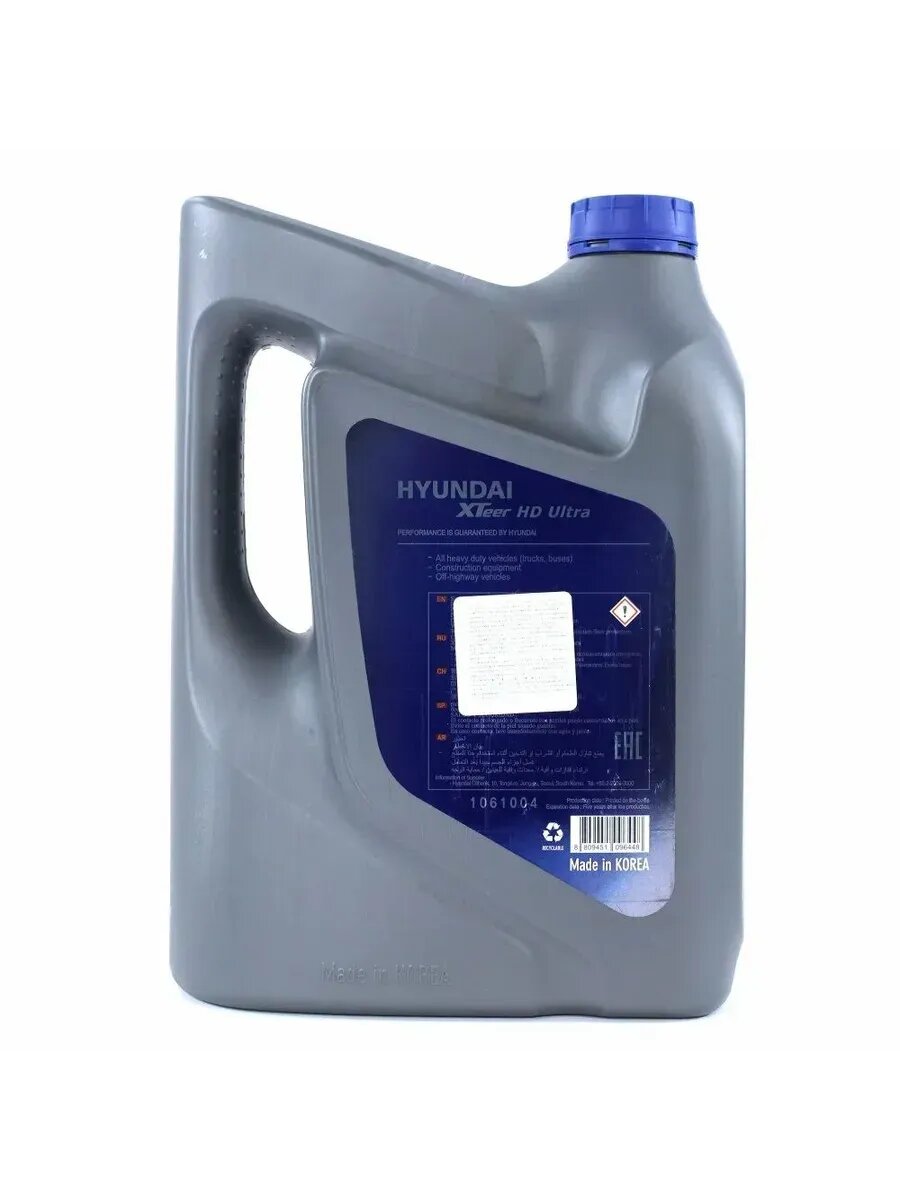 HYUNDAI XTeer Hyundai Xteer Hd Ultra 10w40 Cj-4/Sl Груз. (Пл