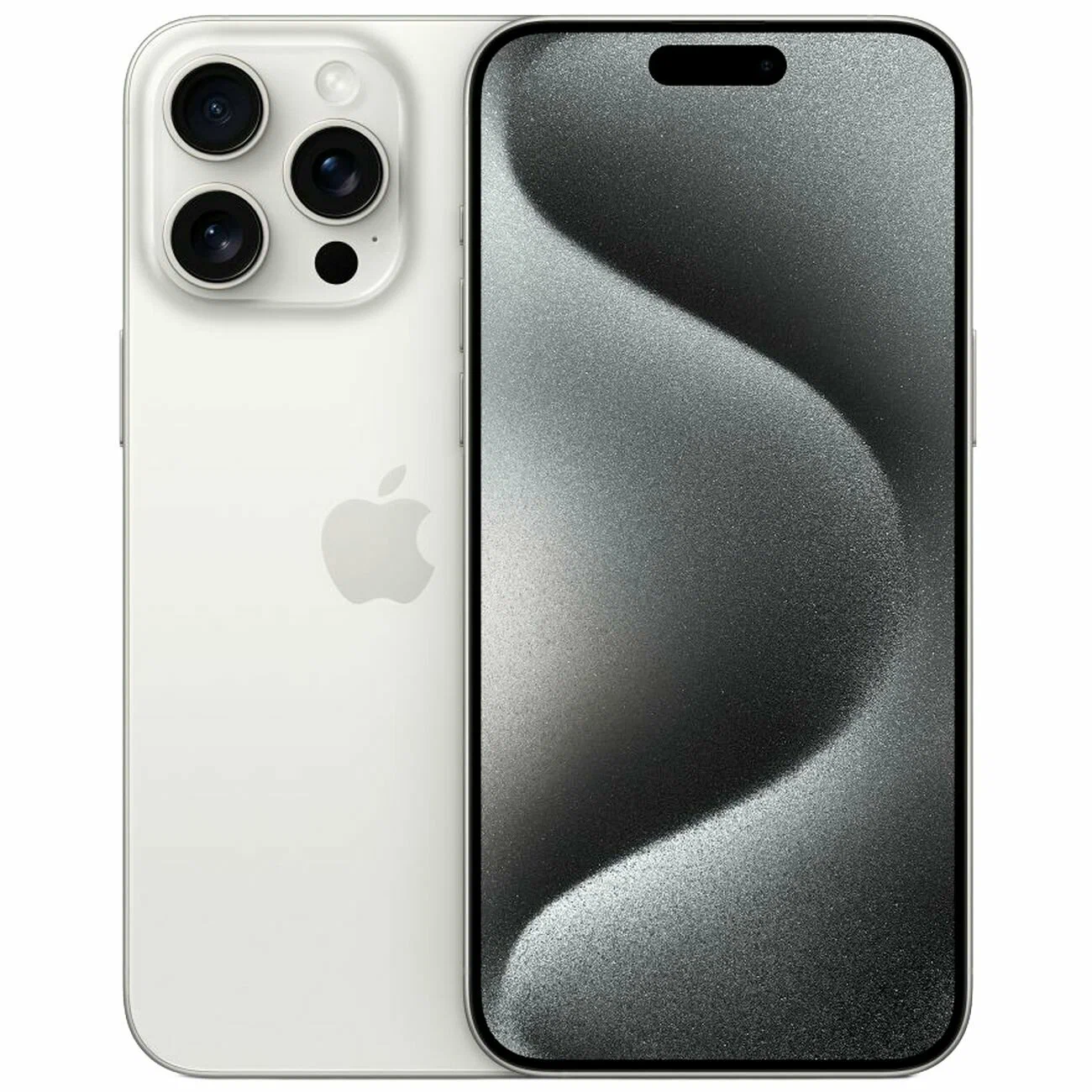 Смартфон Apple iPhone15 Pro Max,256ГБ,6.7", nano‑SIM + eSIM, титан, A17 Pro, телеобъектив 5х, White Titanium