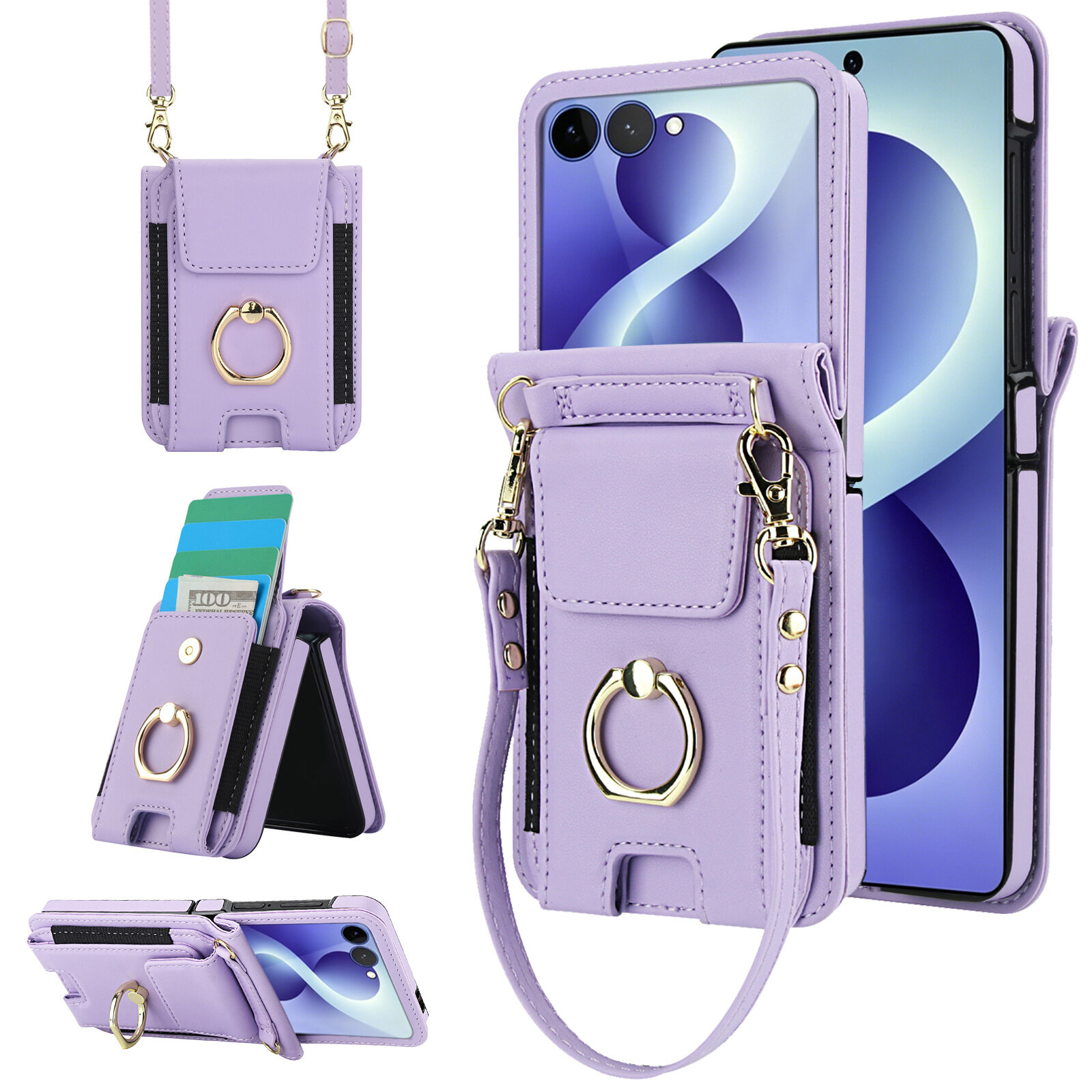 Чехол для Samsung Galaxy Z Flip8 / Samsung Z Flip8 / Самсунг Галакси Зед Флип8, soft touch, чехол-кардиомонитор, искусственная кожа, поликарбонат (PC), защита камеры, ударопрочный, усиленные углы, Samsung