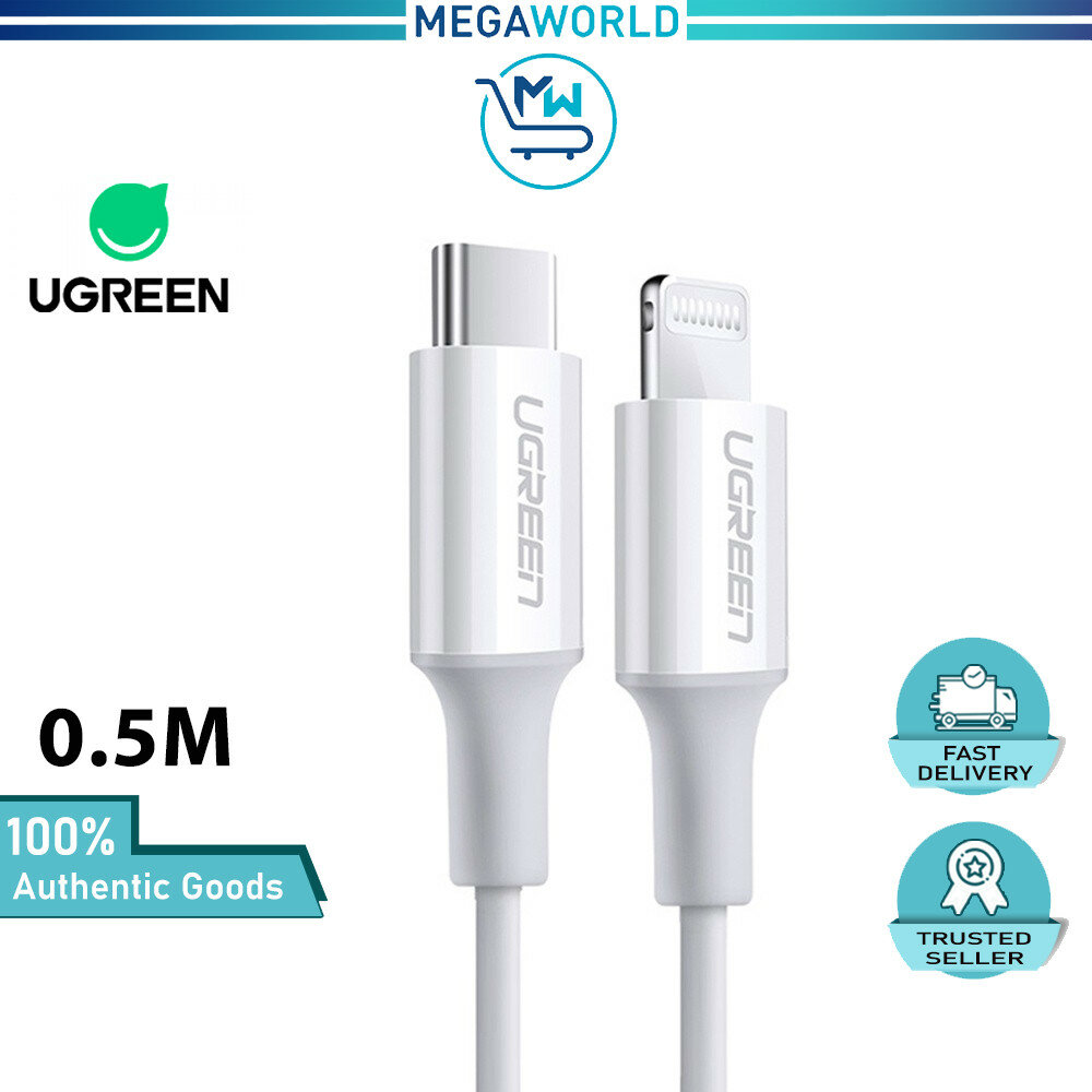 UGREEN 60W MFI Type C к Lightning PD кабель для быстрой зарядки и передачи данных Type C 14 Pro Max 13 Pro Max 12 Pro Max SE 3