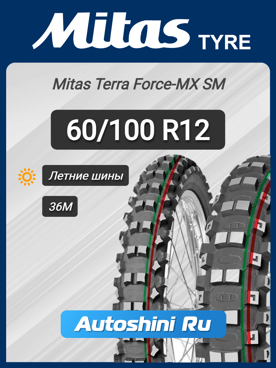 Шины летние Mitas Terra Force-MX SM 60/100 R12 36M