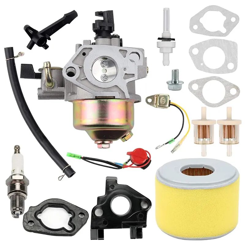 GX240 Карбюратор для GX 240 8.0HP GX270 270 9HP Двигатель заменяет 16100-ZH9-W21 с наборами настройки воздушного фильтра