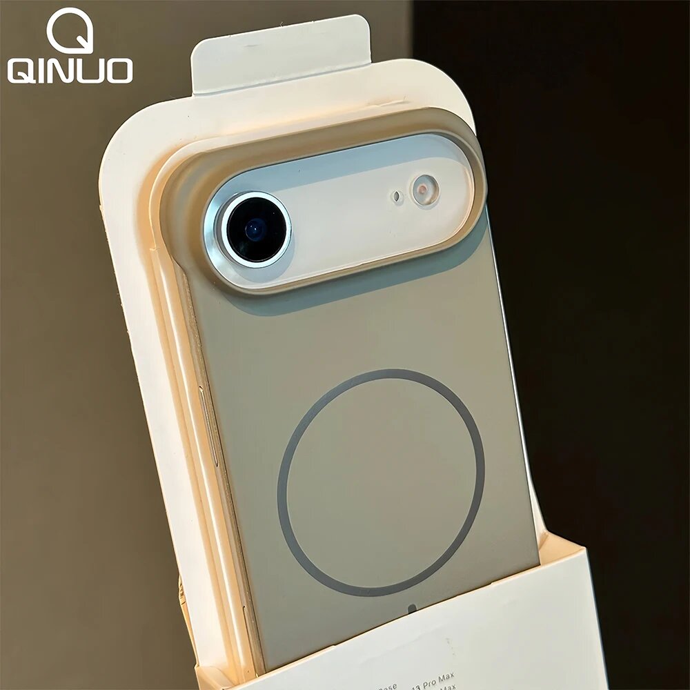 Оригинальный тонкий безрамный жесткий магнитный чехол для ПК для iPhone 17 Air 16 15 14 13 12 11 Pro Max 8 7 Plus 16E XR X XS для Magsafe Cover — фото 1