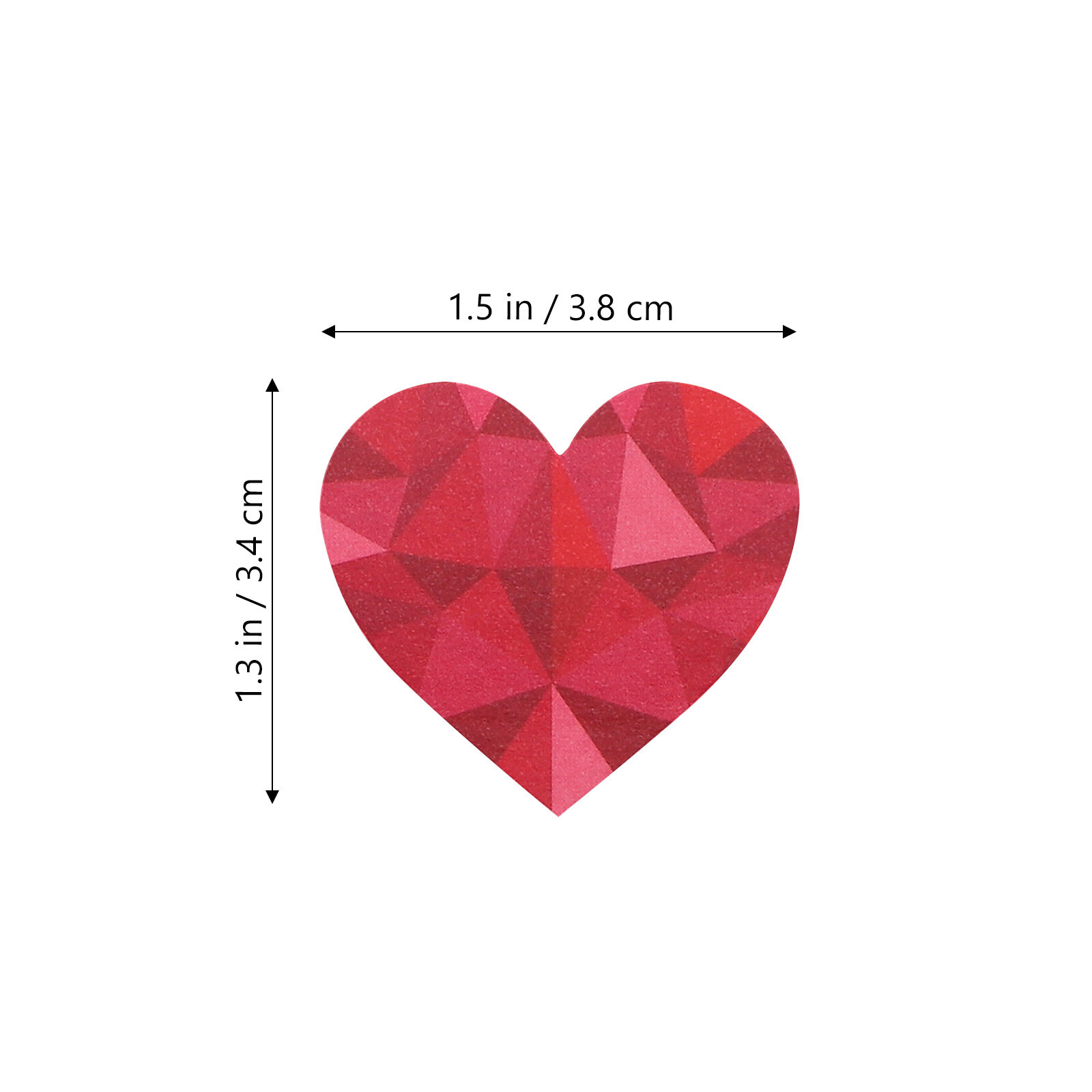 16 Листов Стикеров Для Упаковки Подарков Стикер Valentines Day В Forme Сердца 3 80X3 40X0 10Cm
