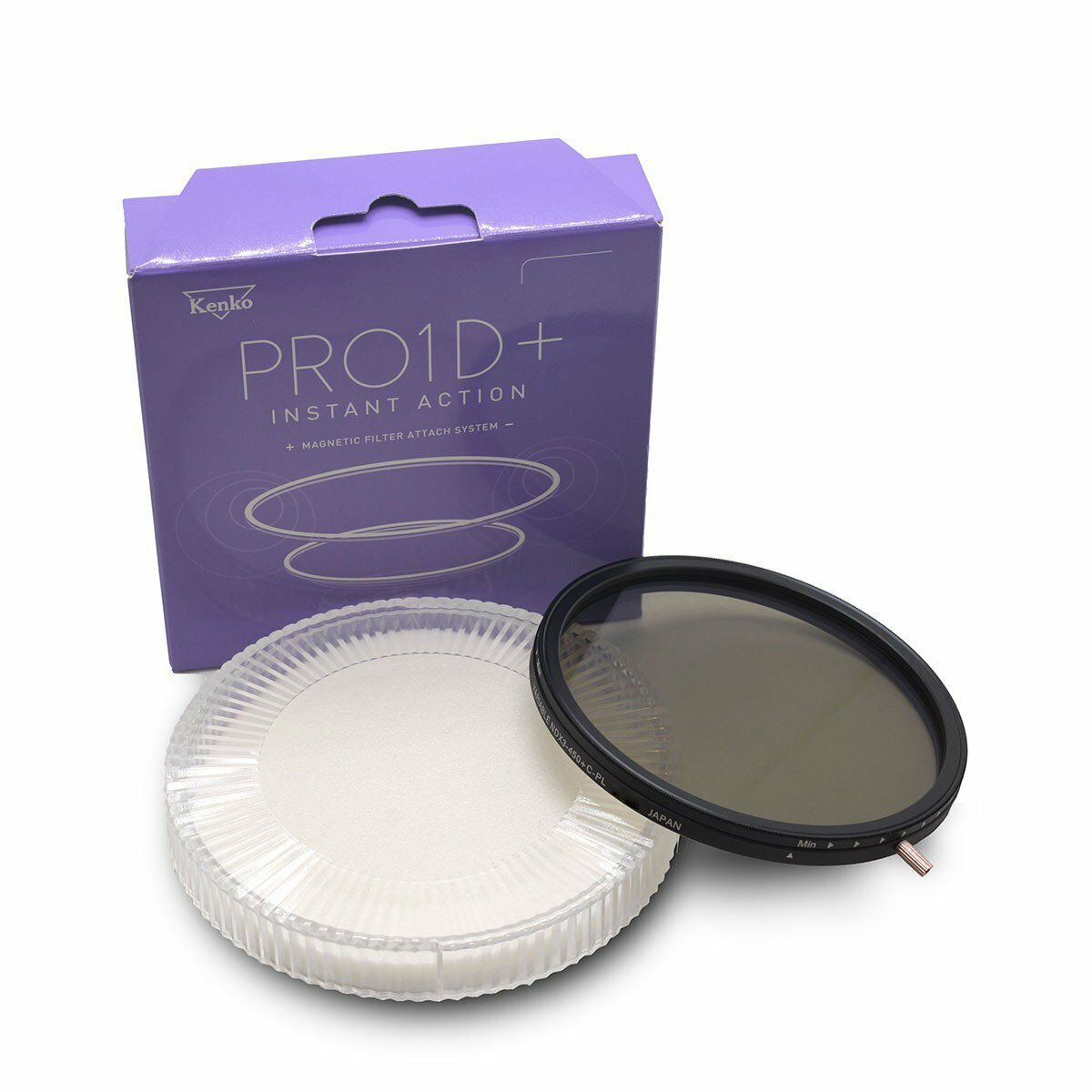 Светофильтр Kenko PRO1D+ Instant Action Variable NDX3-450+C-PL переменной плотности 52mm