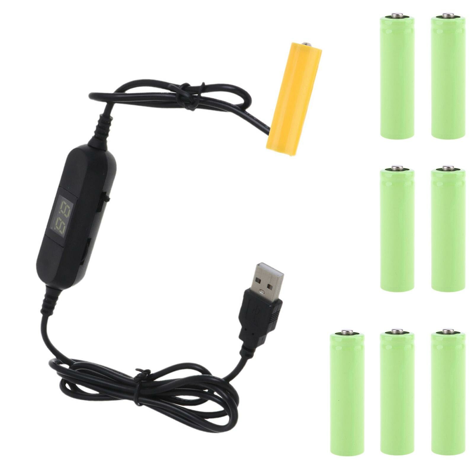 USB-кабель для замены батареек 1.5-12V