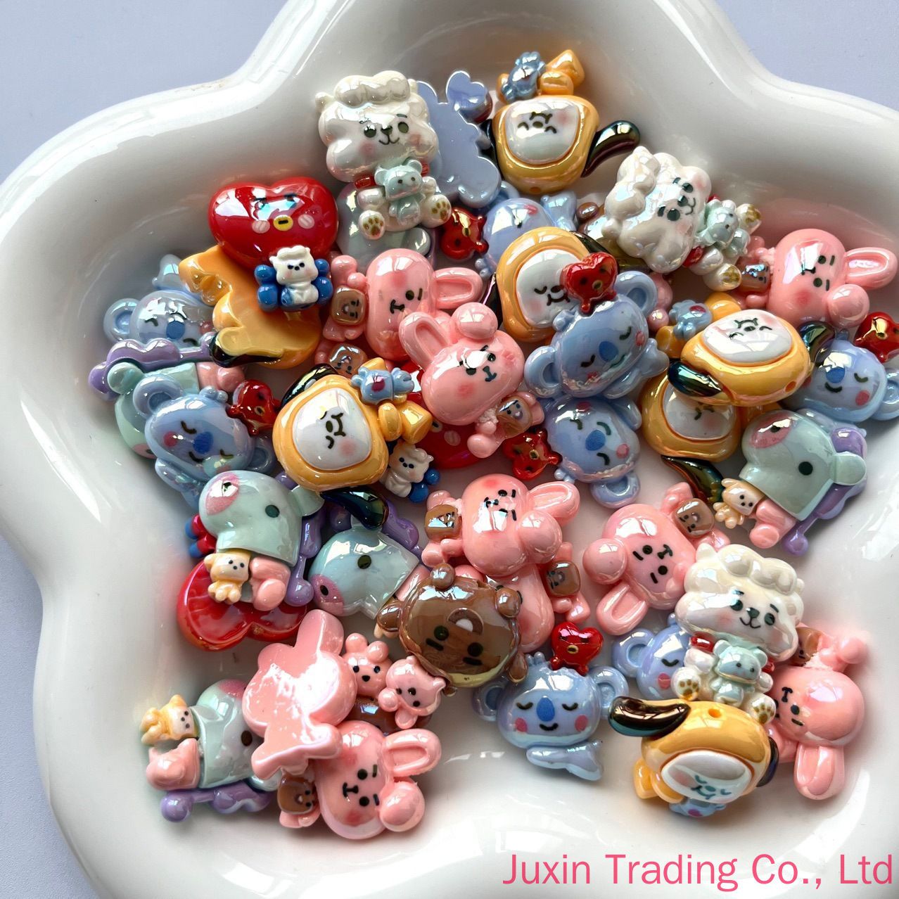 Новинка 2026, бусины BT21, мультяшные бусины из смолы BTS, прямые отверстия, DIY цепочка для телефона, подвеска, аксессуары LINE FRIENDS