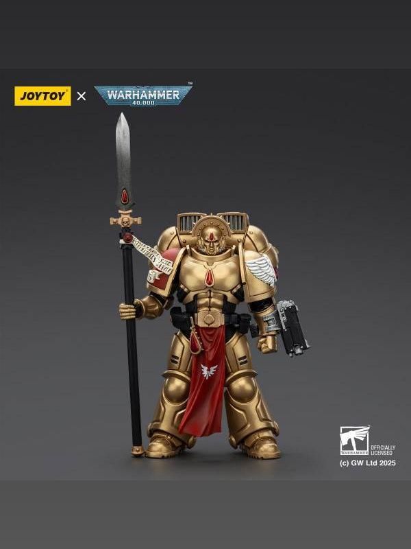 JOYTOY Warhammer 40K Blood Angels Sanguinary Guard 2 with Angelus Boltgun and Encarmine Spear, коллекционная фигурка 1/18, JT01857
