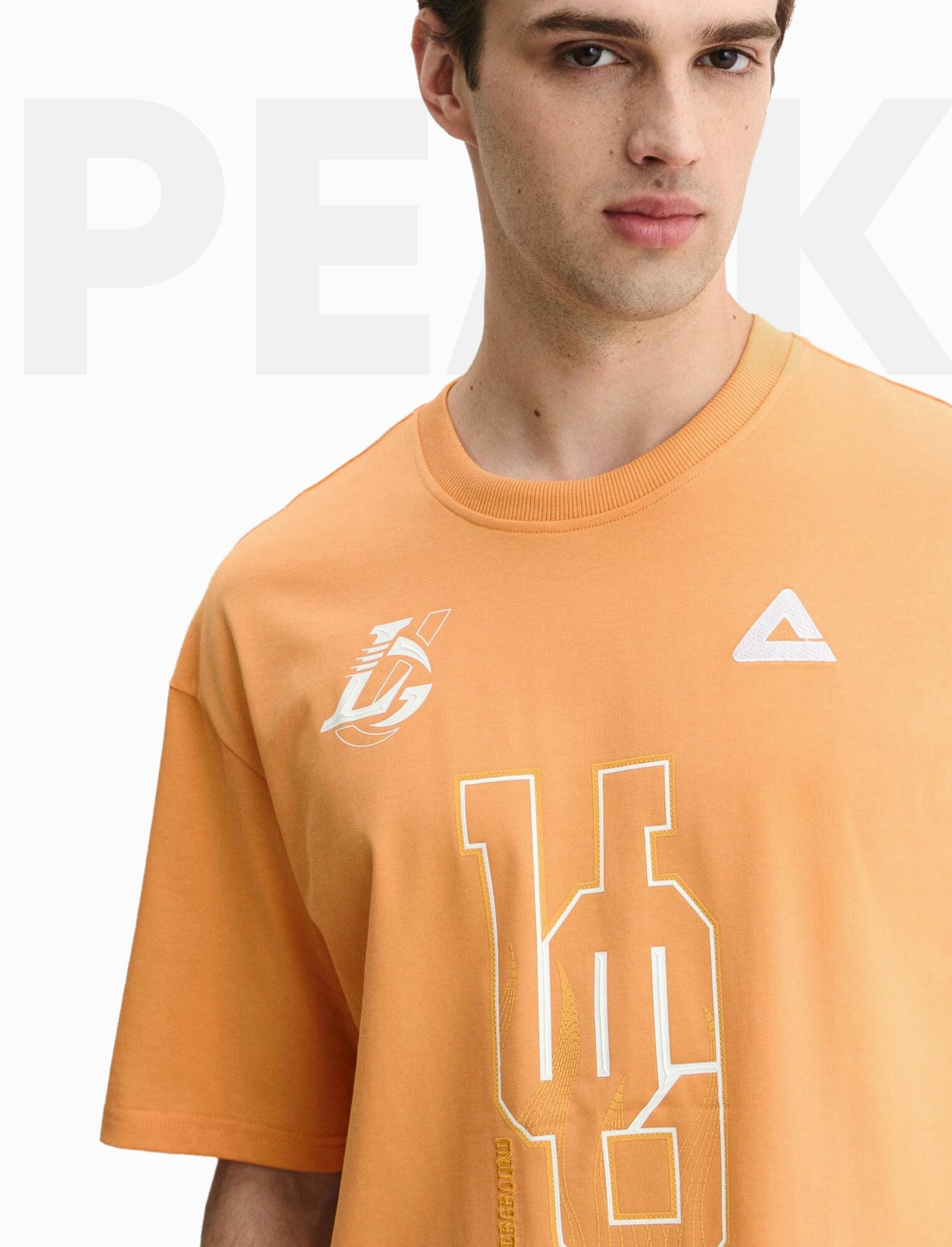 Футболка PEAK, размер M, orange — фото 1