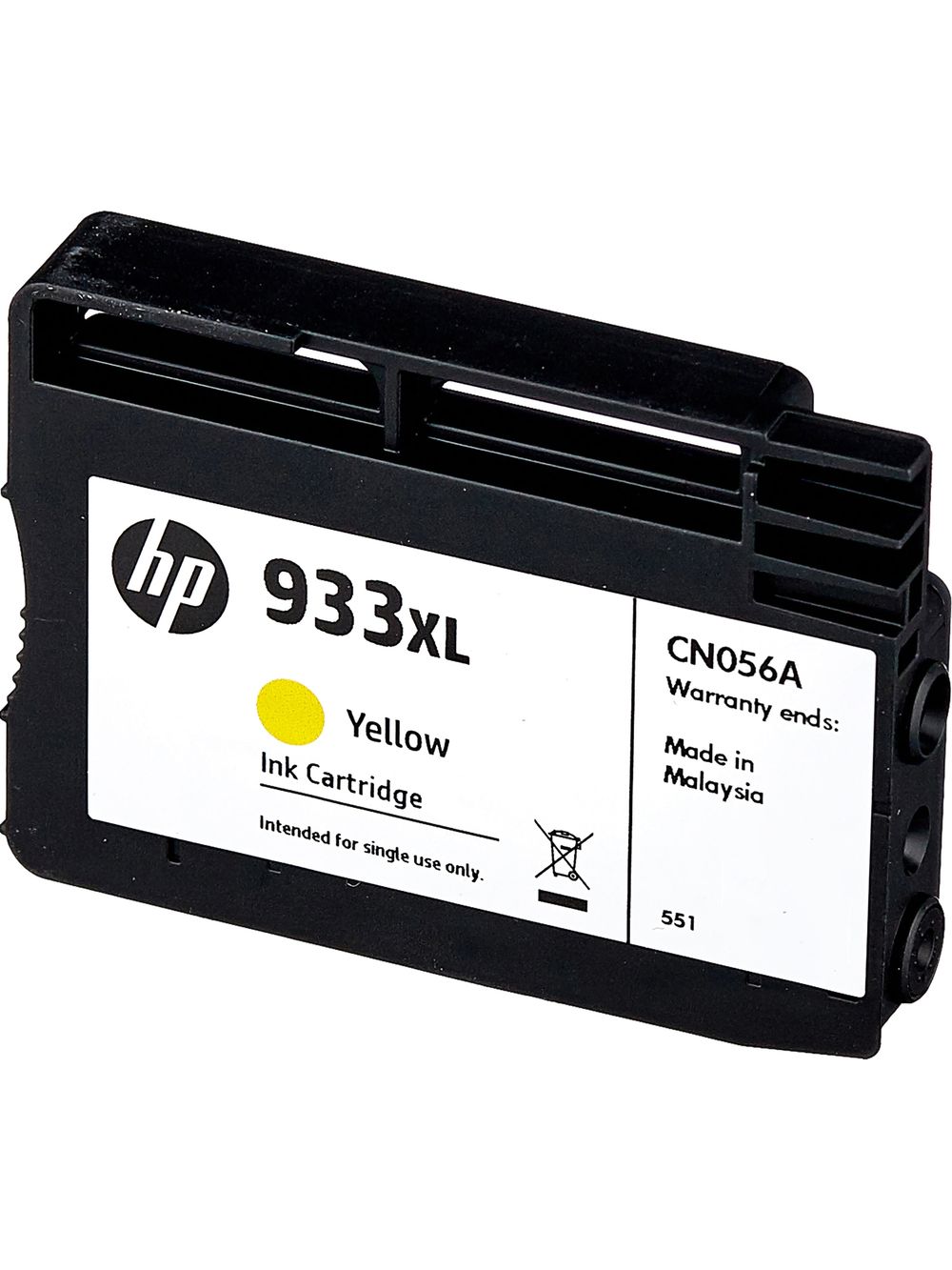 Картридж для струйного принтера HP 933XL Yellow (CN056AE), официальная гарантия