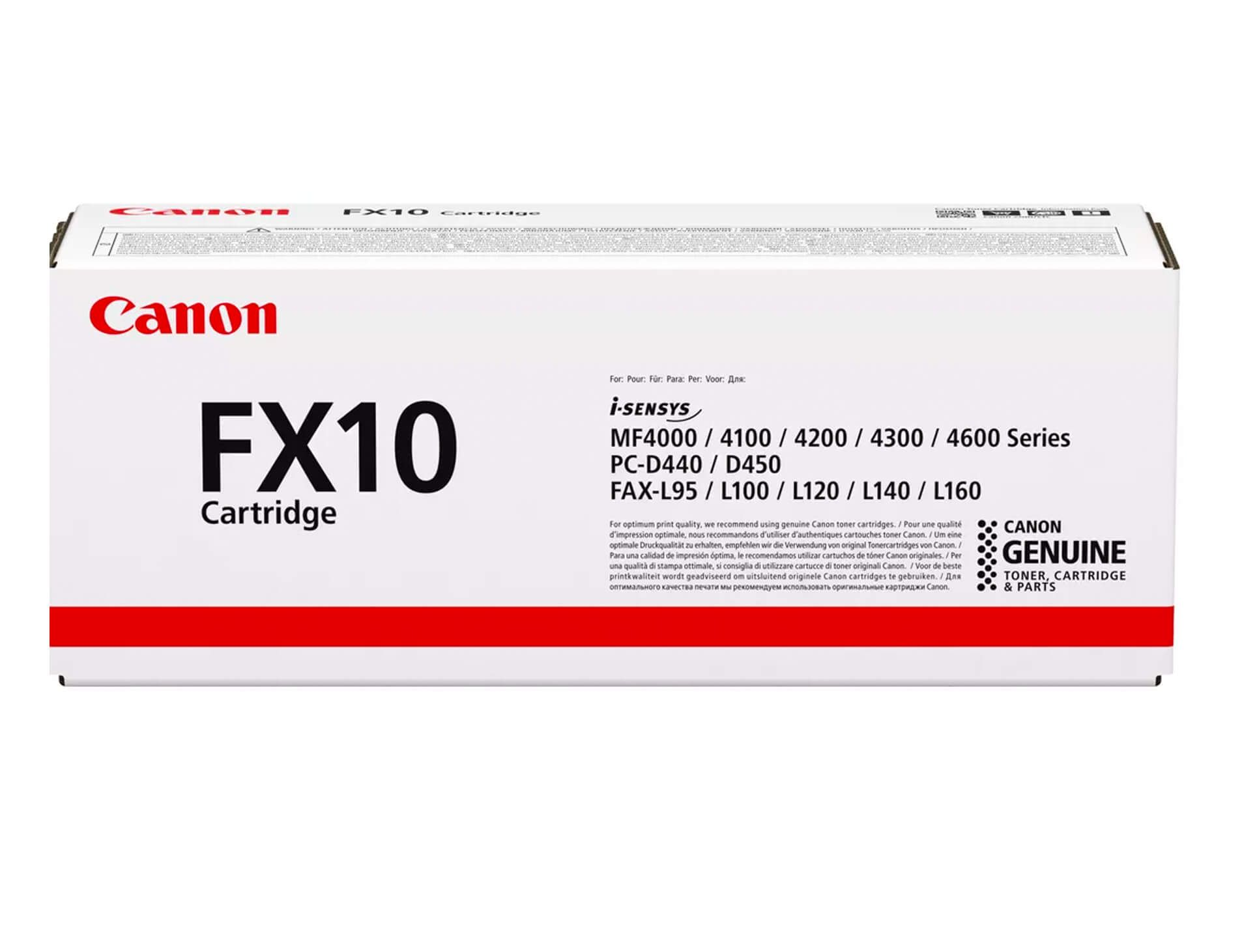 Картридж Canon FX10 (0263B002) Оригинальный 2000 стр. черный (black) для лазерных принтеров