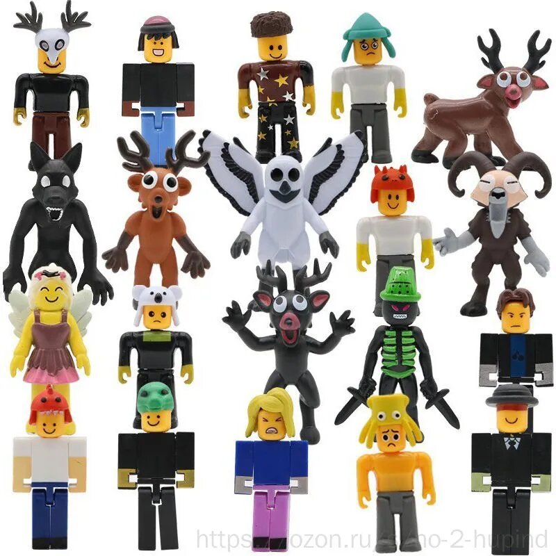 Фигурка роблокс roblox 99 ночей в Лесу 20шт